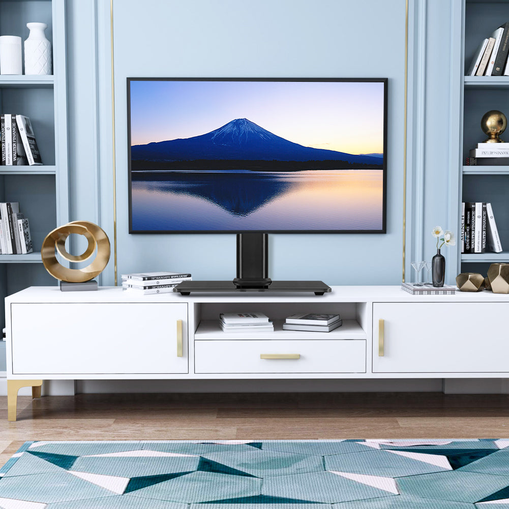 KKTONER Single Computer Monitor Stand Free Standing Desk Vesa Mount fo